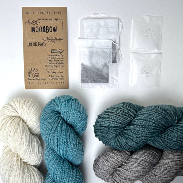 Moonbow Dye Color Pack | Abundant Earth Fiber - Wool Tincture Dyes